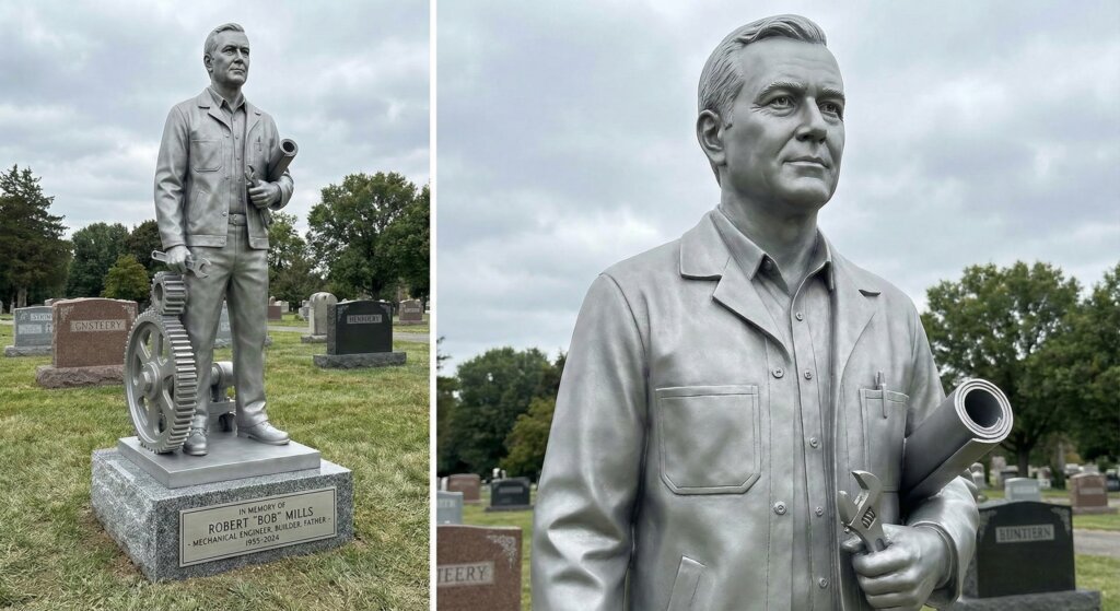 Stainless Steel Memorial Sculpture - metallureart.com